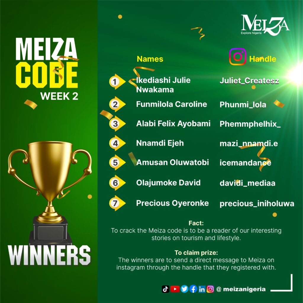Have you entered the Meiza Code yet? Here are the second-week winners ...